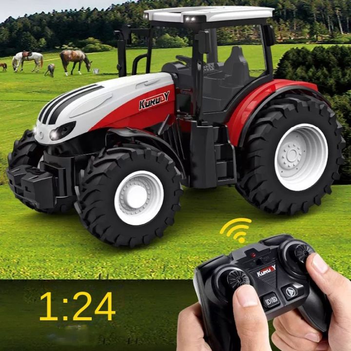 1/24 Remote Control Tractor Trailer 2.4G RC Tractor Simulated ...