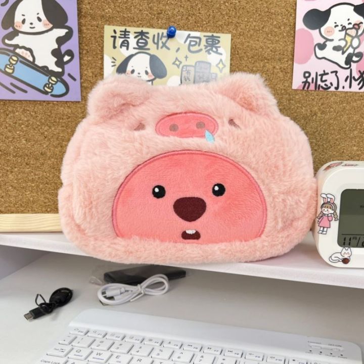 New Arrival Stuffed Cross-Dressing Little Beaver Loopy Pencil Case ...