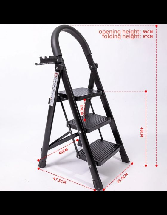 Household Folding Ladder Indoor Step Ladder Convenient Stairs folding ...
