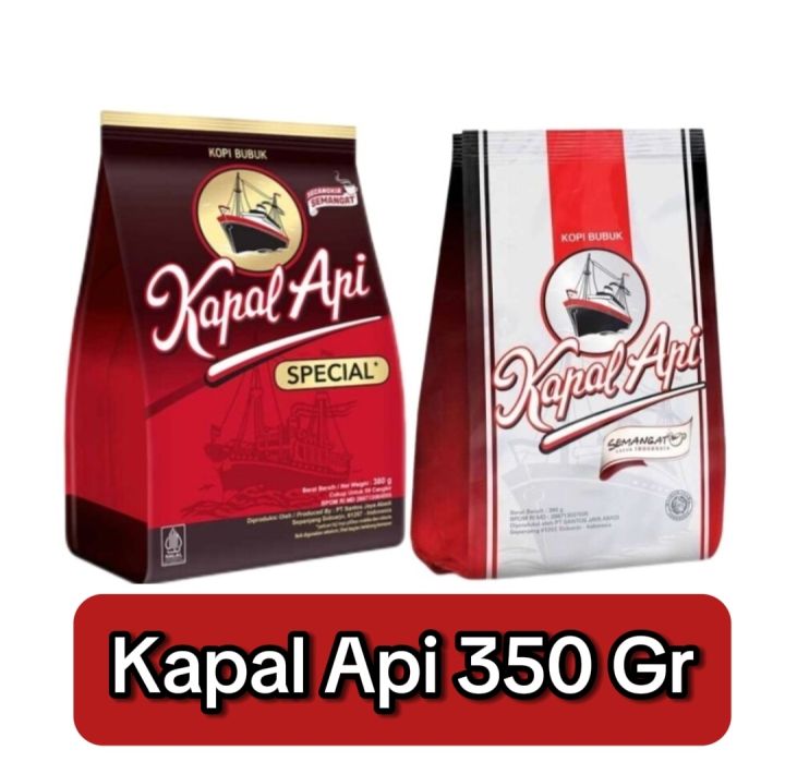 Kopi Bubuk Kapal Api Tanpa Gula Ukuran Bag 350gr | Lazada Indonesia