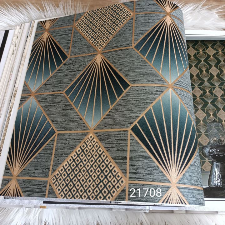 Wallpaper Dinding Motif Modern Minimalis 53cmx10mtr | Lazada Indonesia