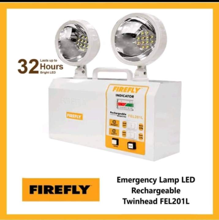 firefly LED twin head emergency lamp heavy duty !! | Lazada PH