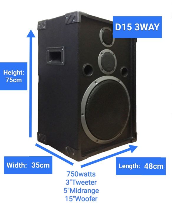 3WAY SPEAKER (D15, D12, D10) 1PCS ONLY | Lazada PH