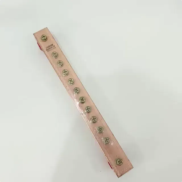 3x30/4x60 Red Copper Grounding Busbar Grounding Copper Bar Grounding ...