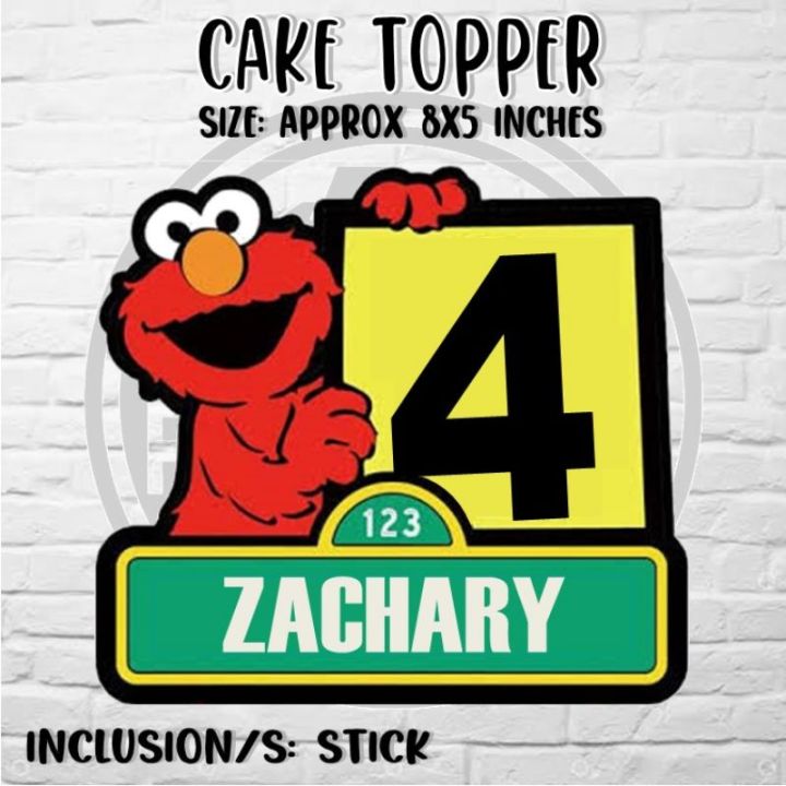 Elmo Sesame Street Cake Topper | Lazada PH