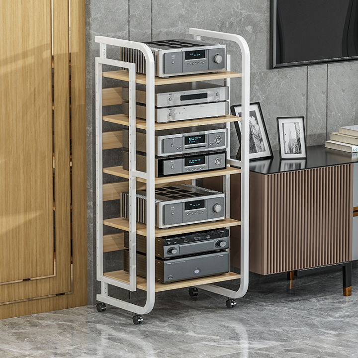 Amplifier Cabinet Audio Rack Movable Speaker HiFi Equipment Floor ...