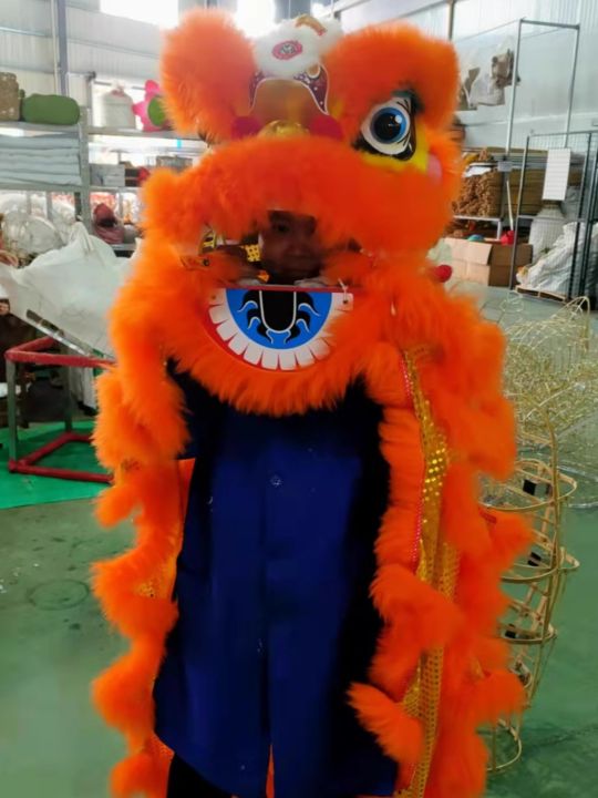 Plastic Lion Head Performance Props Children's Day Nursery Dance Dragon ...