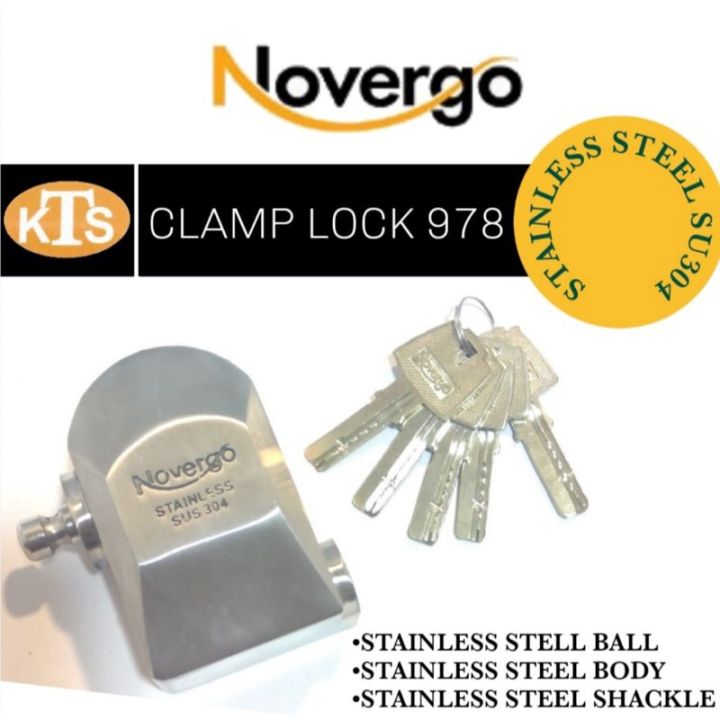 NOVERGO CLAMP PADLOCK | Lazada