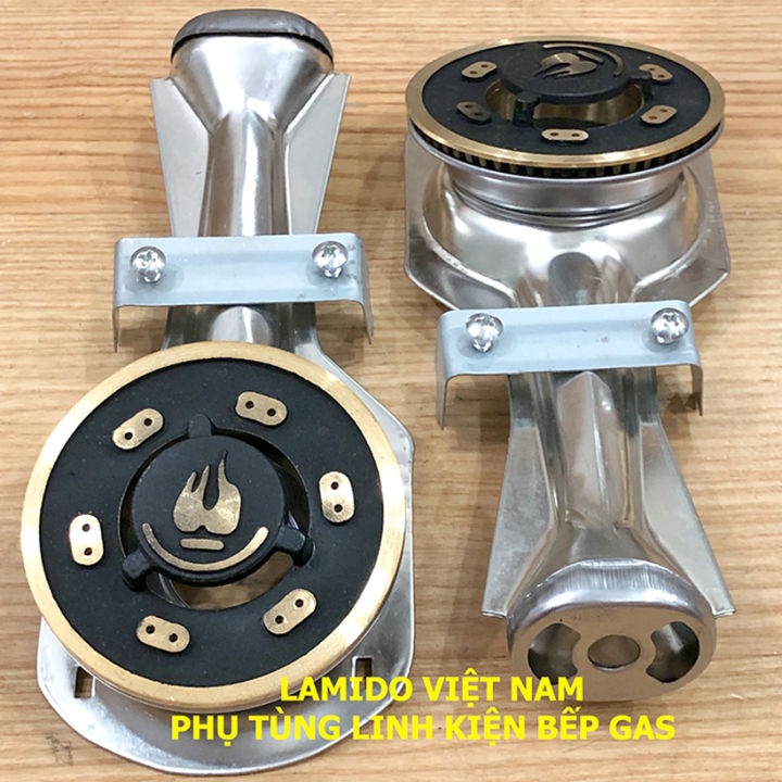Bộ Ống Điếu bếp gas l Họng Đầu Đốt l Mâm chia lửa Sen đồng 43 - 78mm ...