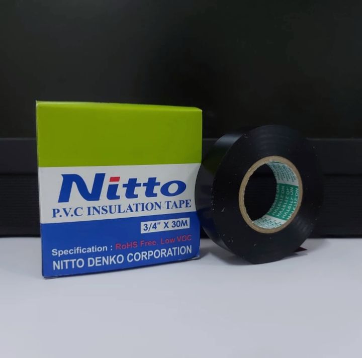 Nitto Isolasi Listrik / Nito Tape Solasi Lakban Kabel Listrik ORIGINAL ...
