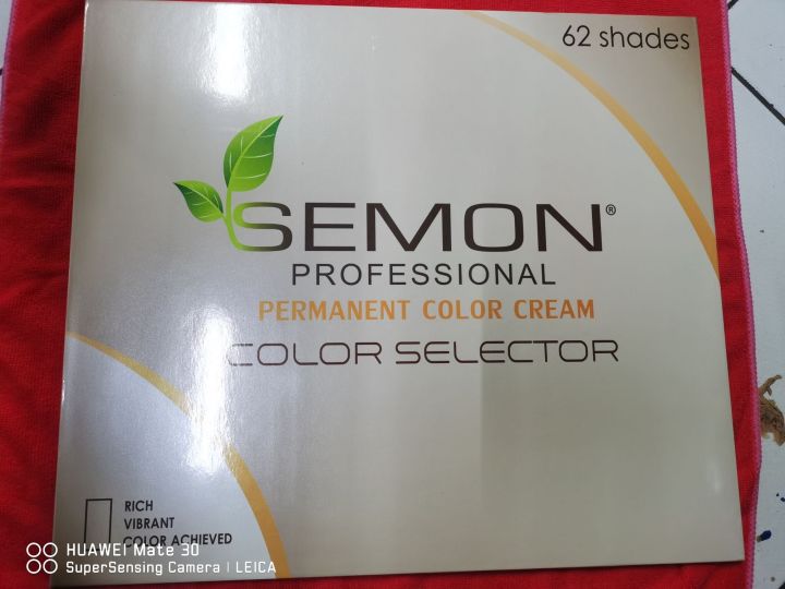 Semon Hair Color Chart (62 shades) | Lazada PH