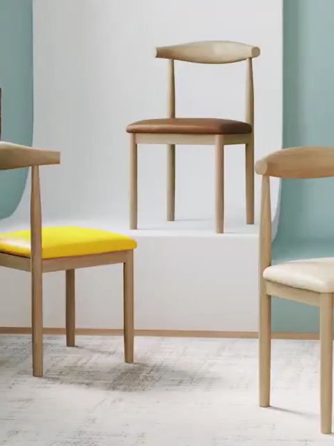 Nordic Accent chair Dining Chair Stool backrest chair Steel Chair ...