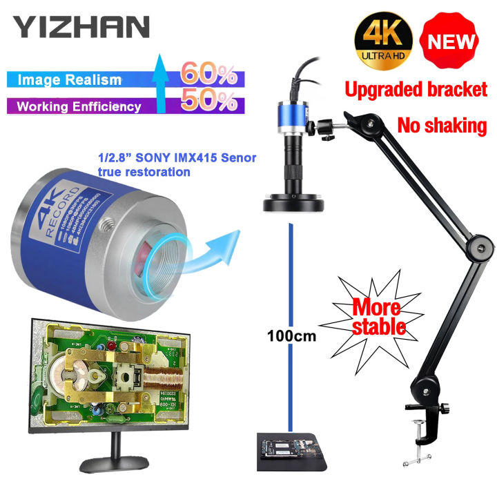 4K Microscope For Electronics 48MP Digital Microscope Camera Optional 1 ...