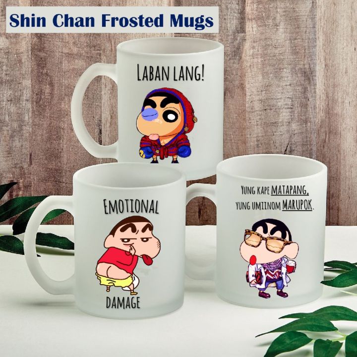 Shin Chan Mugs Yung kape matapang yung umiinom MARUPOK Funny Mood BTS ...