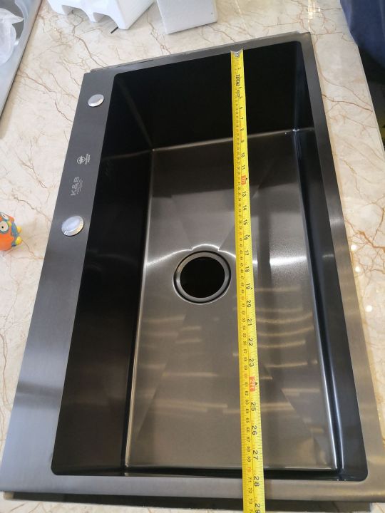 75 cm x 45cm single tub undermount DIARKIS Kitchen sink 304 stainless ...