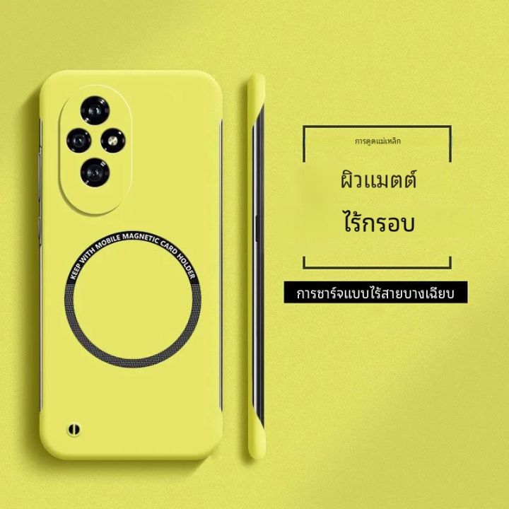 Frameless แม่เหล็กสําหรับ Magsafe Slim Case สําหรับ Xiaomi Poco X6 F6 ...