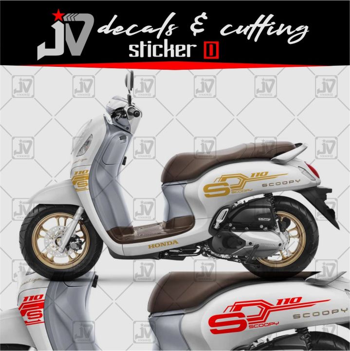 sticker scoopy motif simple elegant cutting sticker terbaru | Lazada ...