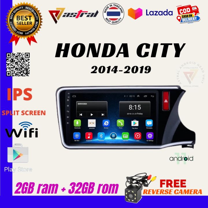 HONDA CITY 2GB+32GB ANDROID HEAD UNIT (2014-2019) | Lazada PH