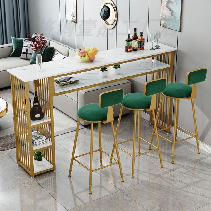 Wall Bar Counter Home Accessible Luxury Bar Counter Long Table Balcony ...