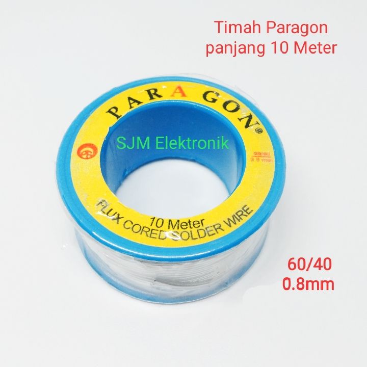 TIMAH PARAGON 0.8MM 60/40 10METER Timah solder | Lazada Indonesia