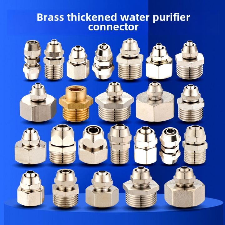4 Thread to 2 Thread Water Purifier Adapter Accessories Faucet Pipe ...