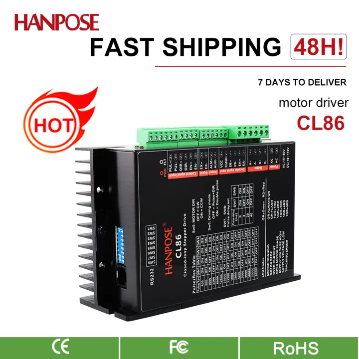 hanpose CL86 controller driver 18-110VDC stepper motor Closed loop for ...