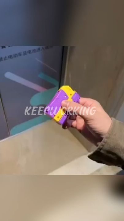 KEEPWORKING Mini Fidget Spinner Toy Gun Stress Relief Toy Popular Toy ...