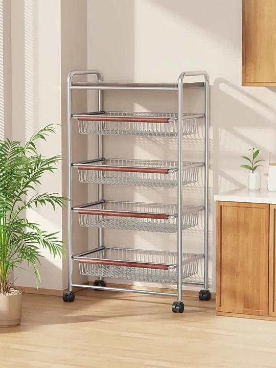 Kitchen Trolley Rack Cart Kitchen Trolley Rack Storage Shelf Kitchen ...