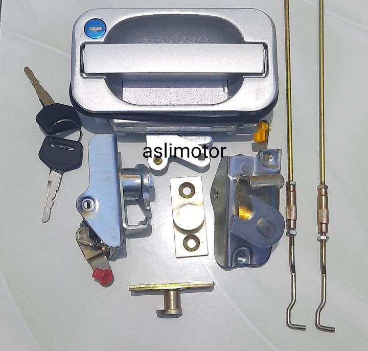 HANDLE KUNCI DOOR LOCK PINTU BELAKANG SET ELF BUS KAROSERI | Lazada ...