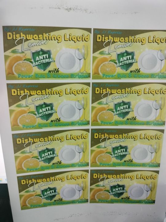 Dishwashing Label Stickers Lemon (8pcs) | Lazada PH