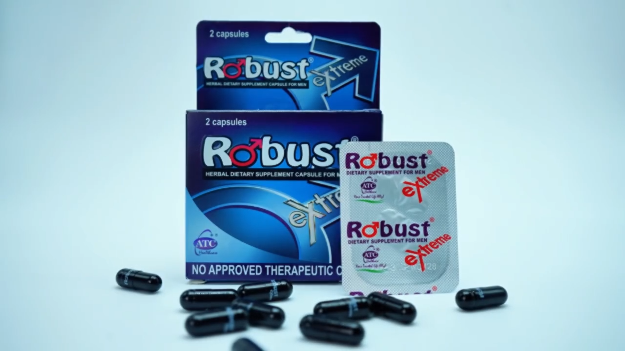 【3PCS SAVE 10%】ATC Robust Extreme 2 Capsules FDA Approved Men's Dietary ...