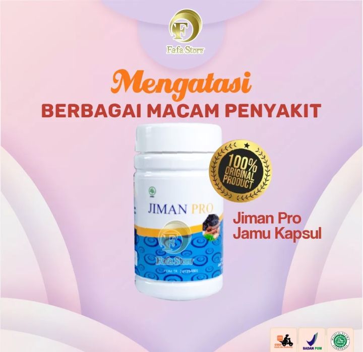 Jiman Pro Asli Original Obat Herbal Berbagai Penyakit Ampuh - Kapsul ...