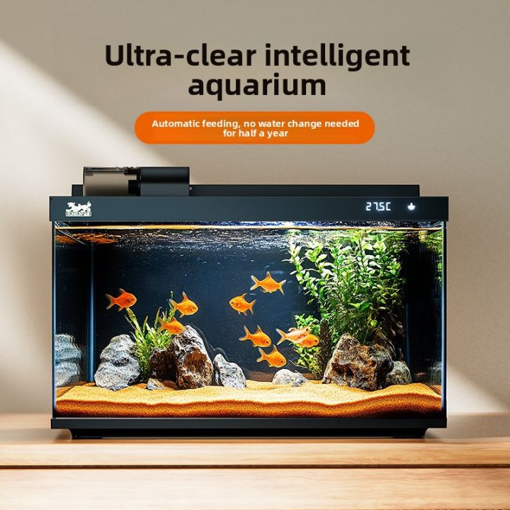Sunsun | Small Desktop Aquarium with Automatic Water Change Function ...
