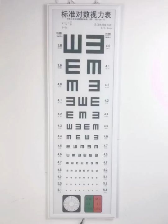 Snellen Chart Elektrik / Alat Test Mata / Tes Mata Rabun Manual ...