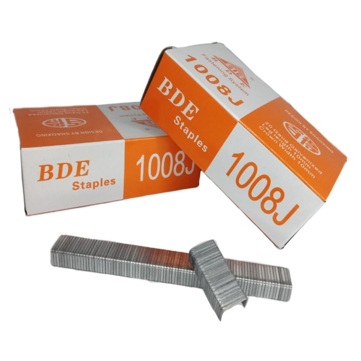 Gun Tacker Stapler Wire Refill 1006J/ 1008J (6mm - 8mm) BDE Staples ...