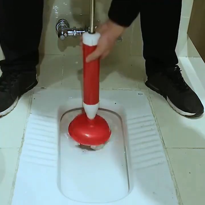 iPii High Pressure Drain Buster Toilet Plug Sink Plunger Tool Clog Pump ...