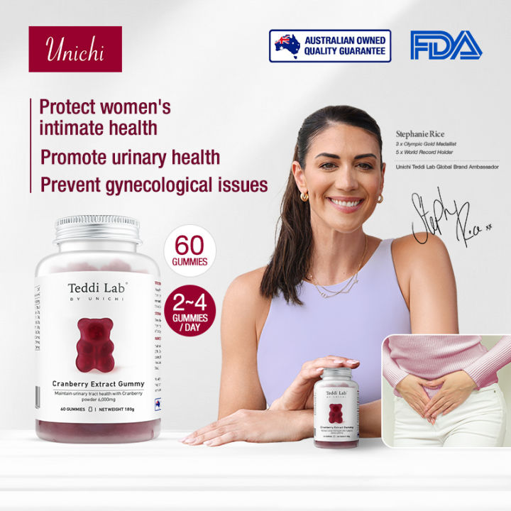 【Official】Unichi Cranberry Extract Gummy，Protect women's intimate ...