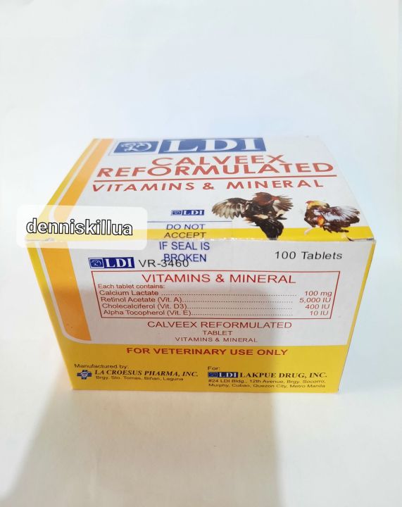 CALVEX FORMULATED 100 TABLETS | Lazada PH