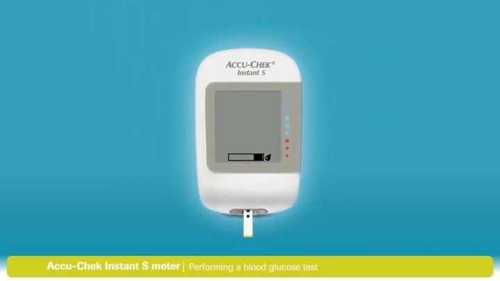 Accu Chek Instant S Blood Glucometer Machine or Accu Chek Instant Test ...