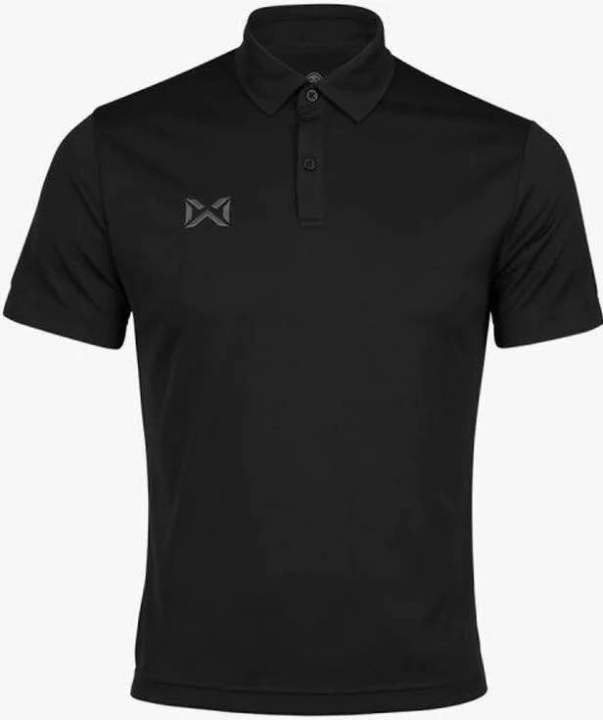เสื้อโปโล Warrix wa 232PLACL34 รุ่น Pin polo shirt สีดำล้วน ของแท้ ...