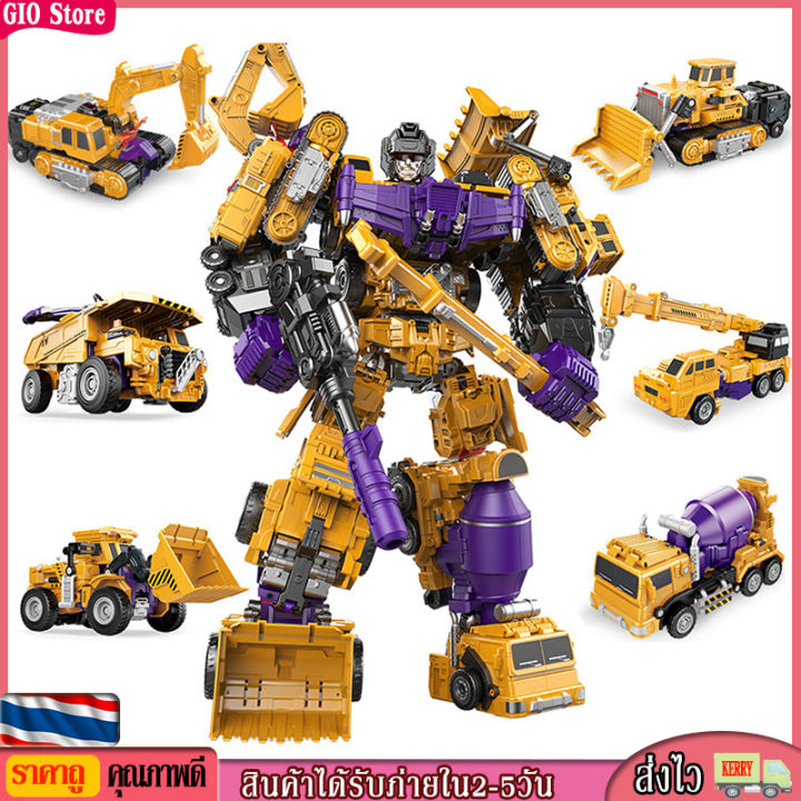 [GIO Store] Transformers หุ่นยนต์เปลี่ยนรูปเด็ก ของเล่นหุ่นยนต์หกใน ...