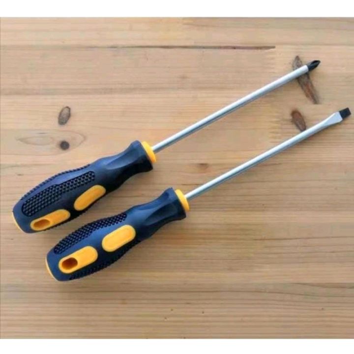 Magnetic screw driver rubber handle (philip/flat)-1pcs | Lazada PH