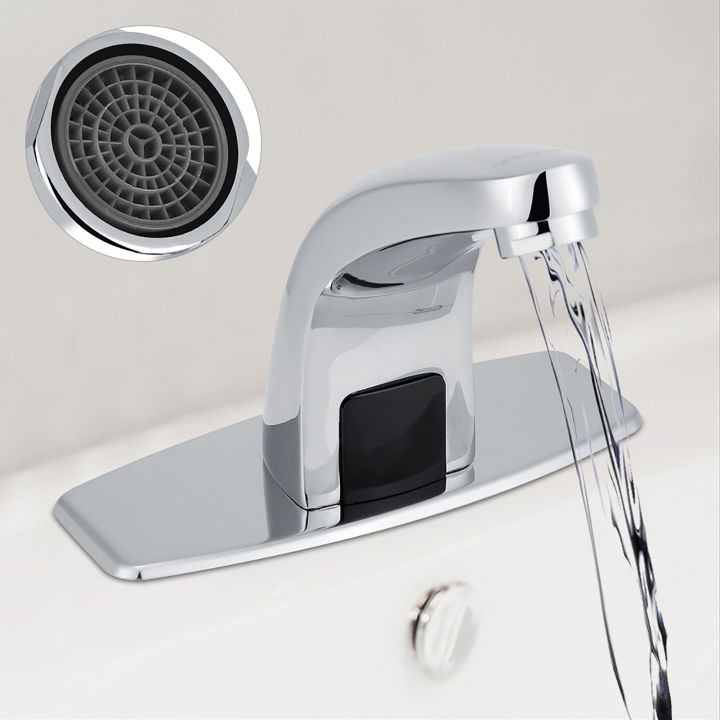 Automatic Infrared Sensor Faucet Kitchen Bathroom Sink Cold Water Tap ...