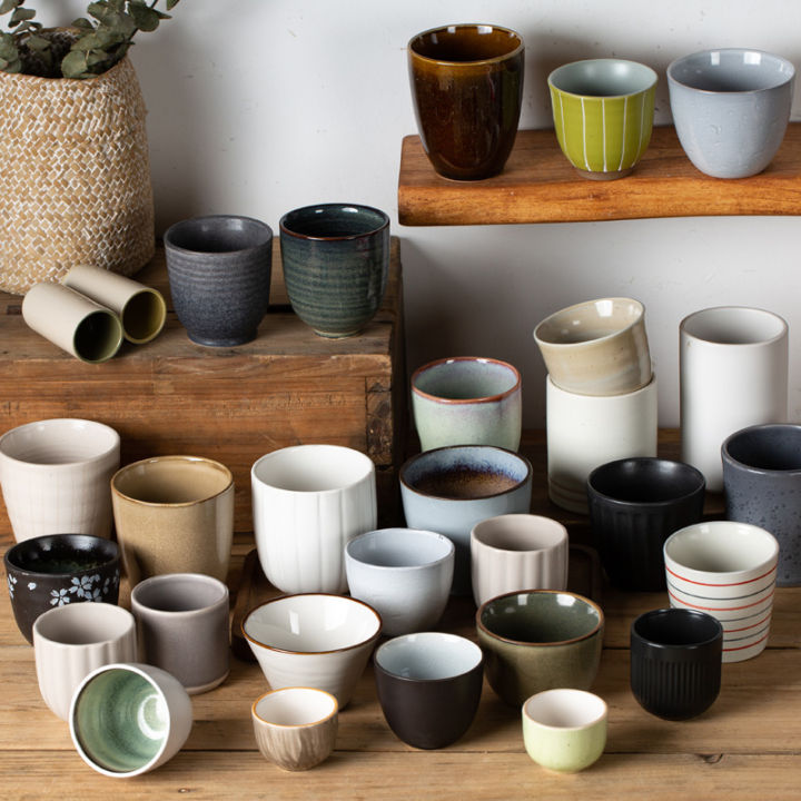 Defective Creative Small Ceramic Wine Cup Cup without Handle Hand-Held ...