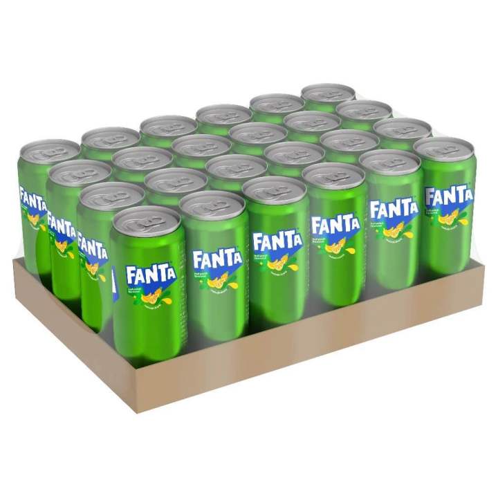 Fanta Fruit Punch (Green) แฟนต้า น้ำอัดลม น้ำเขียว กลิ่นฟรุตพันช์ 325 ...