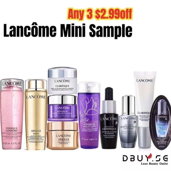 LANCOME | 💯 Authentic Assorted Experience Skincare Mini Tester Travel ...