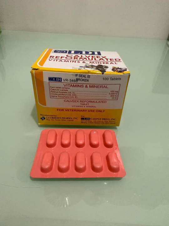 Calveex Reformulated Tablet 10 pcs (1 Banig) | Lazada PH