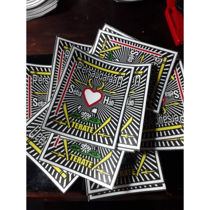 STIKER LAMBANG PSHT /STIKER SH SHORENK / STIKER PERSAUDARAAN SETIA HATI ...