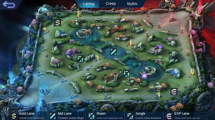CETAK POSTER SPANDUK BANNER MAP PETA MOBILE LEGENDS BUAT HIASAN DINDING ...
