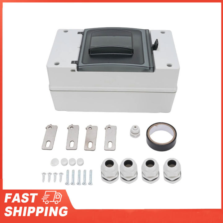 DC Circuit Breaker Box IP66 Rain Proof Plastic Outdoor Distribution ...